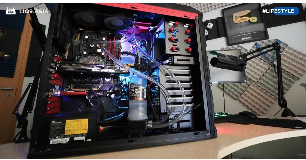 Blog - Youtuber ปิ๊งไอเดีย ประกอบ Gaming PC พลัง Vodka! | LIQ9