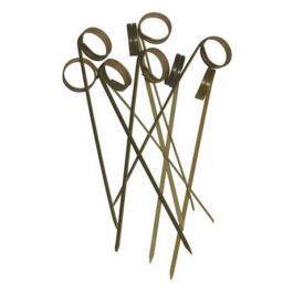 Jiggers Bamboo Loop Picks (100 piece per bag) | LIQ9